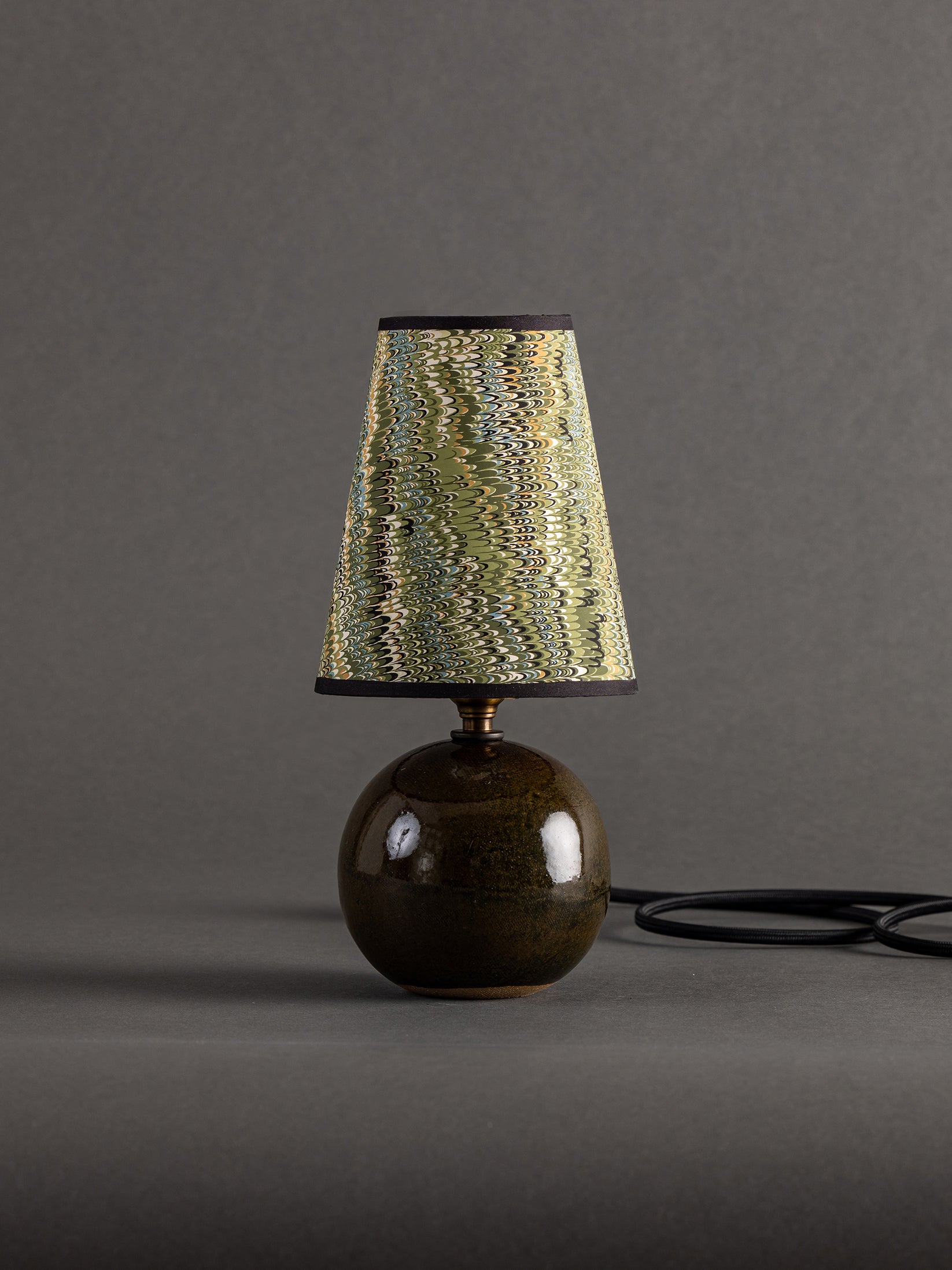 Cobble Lamp, Bottle Green – Dumais Made