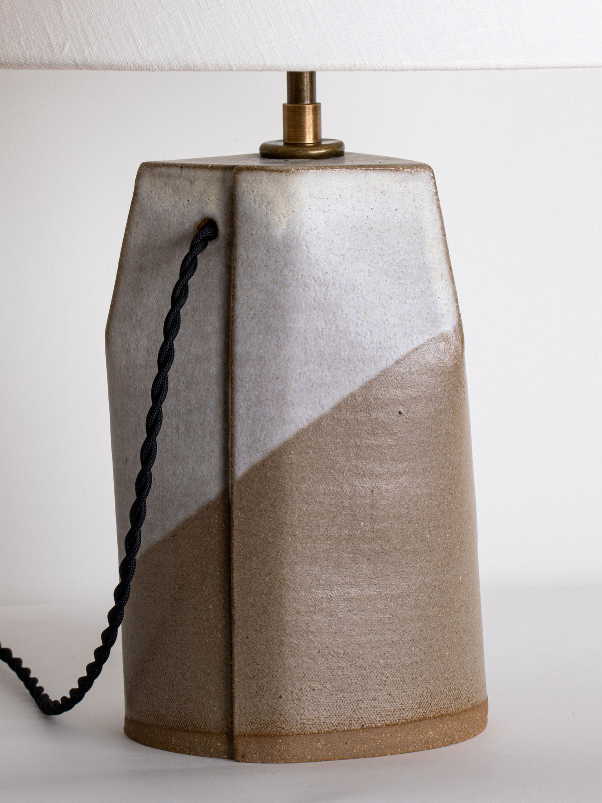 Frasier Table Lamp, Overlap Glaze – Dumais Made